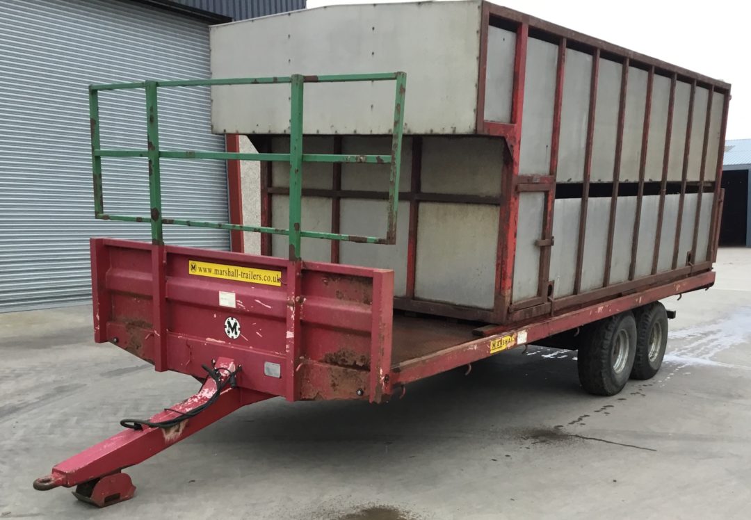 Marshall flat trailer with cattle float | Barrett Machinery