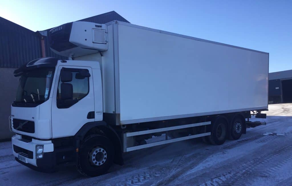 Volvo refrigerated lorry | Barrett Machinery